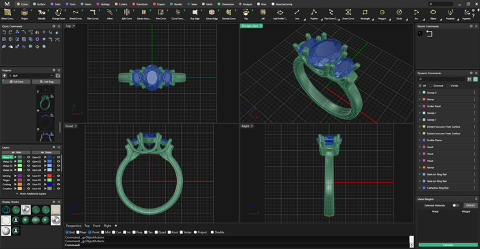 ساخت طلا و جواهر با ماتریکس | از طراحی تا قالب گیری و ریخته گری